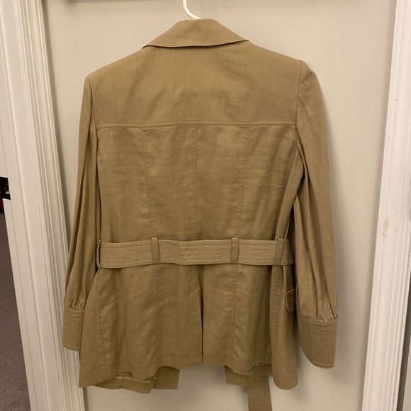 Armani Collezioni | Jackets & Coats | Armani Linen Wide Cuff Jacket ...